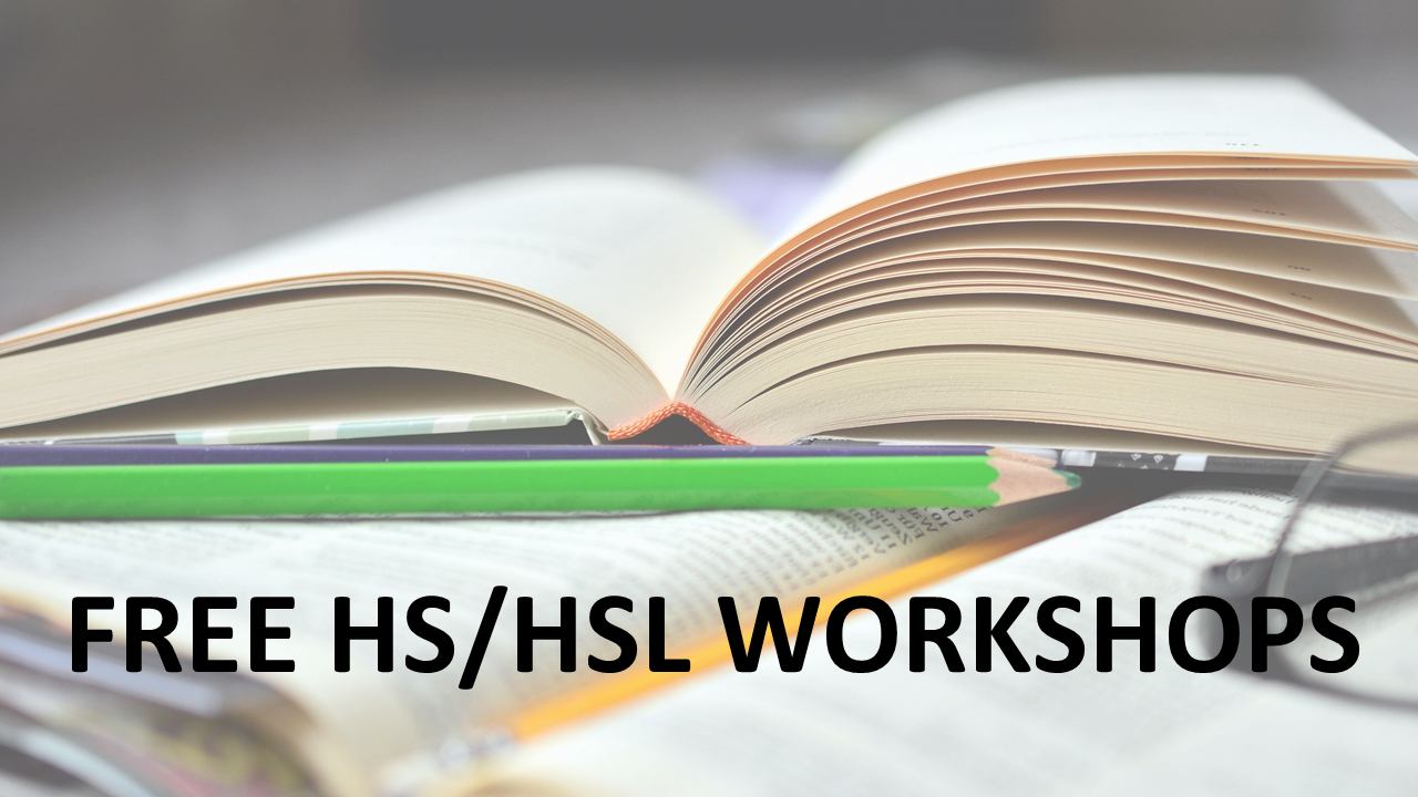 Spring Workshops at the HS/HSL | HSHSL Updates