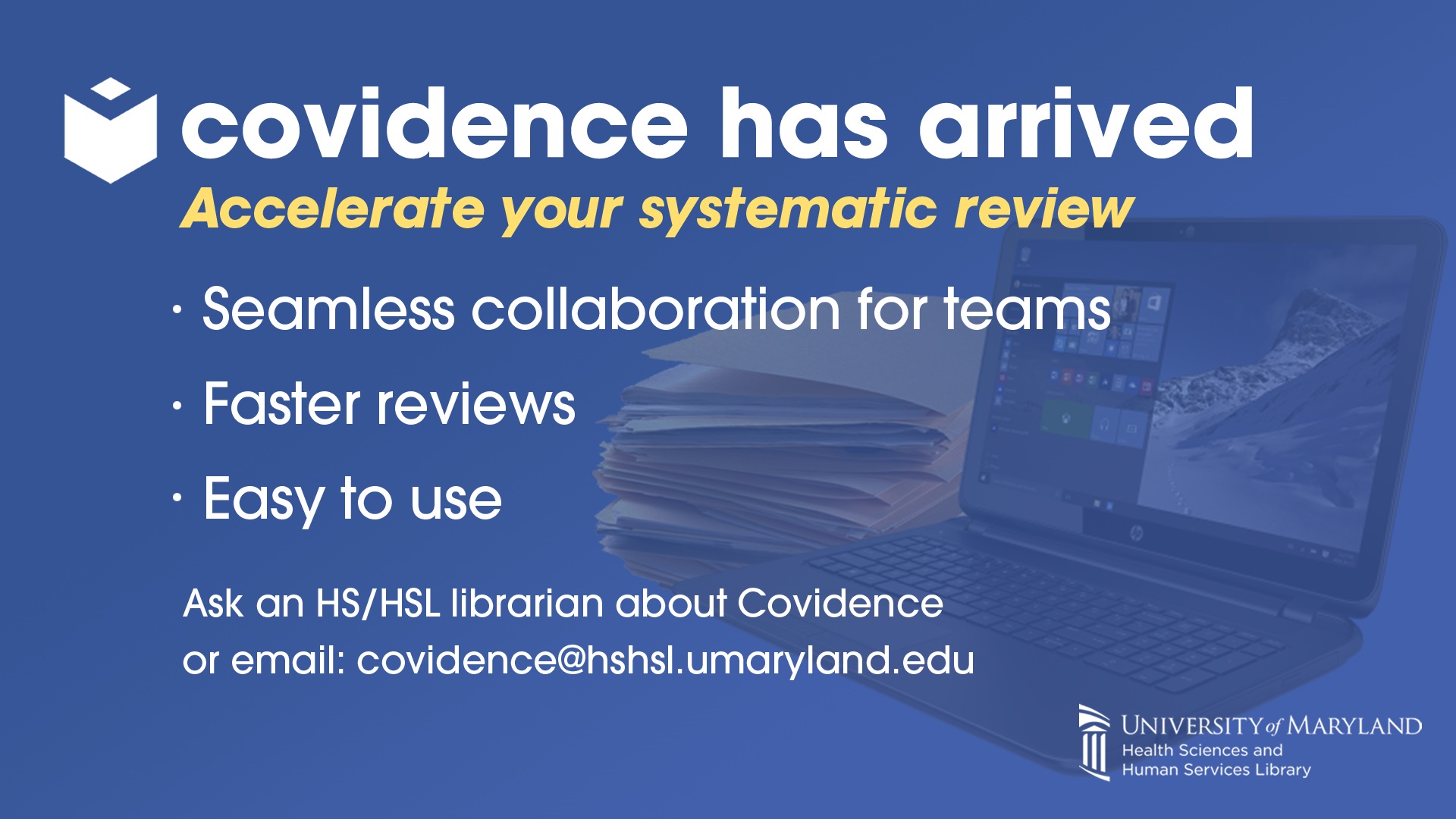 Covidence has arrived! | HSHSL Updates